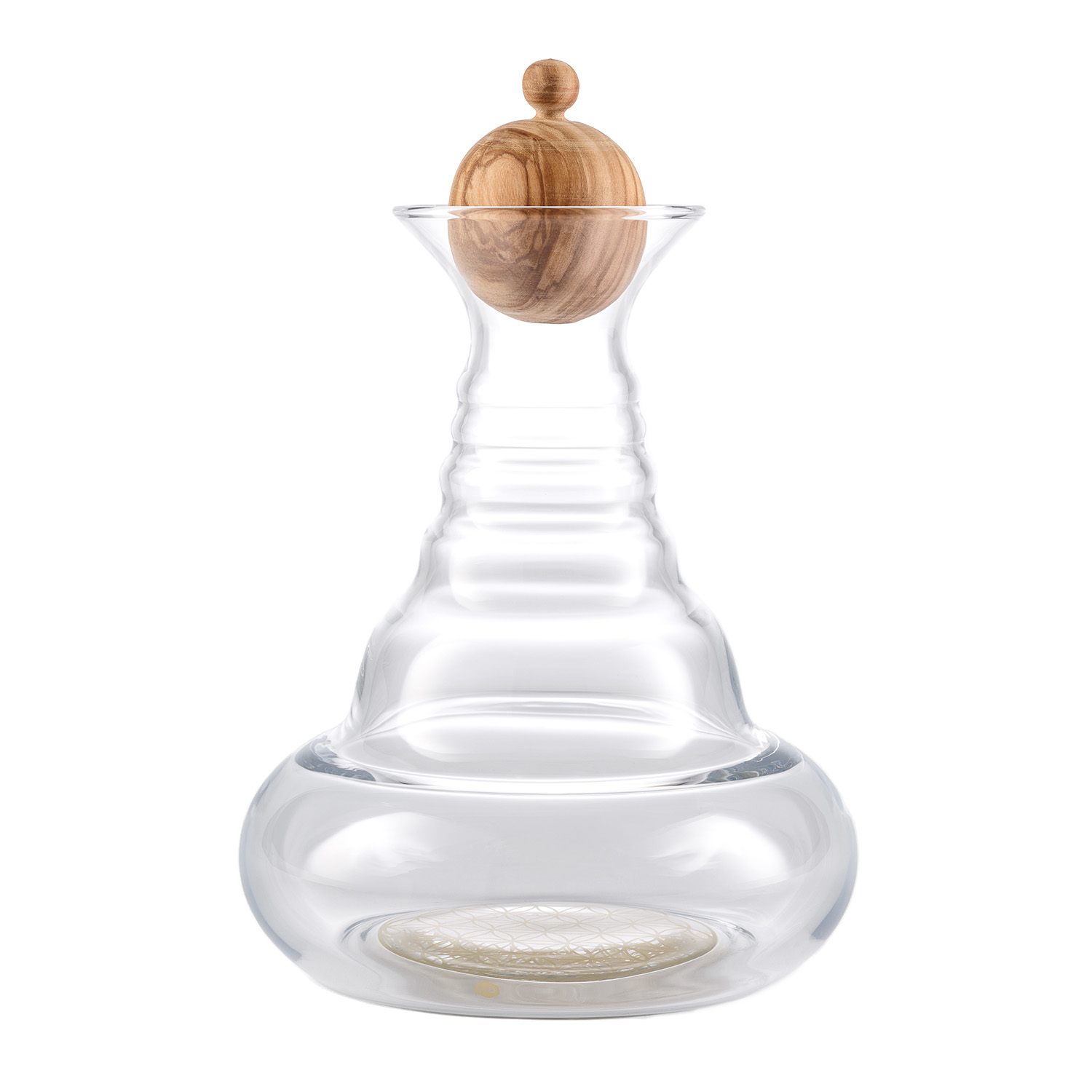 Genieße lebendiges Wasser aus der Karaffe Alladin gold von Alsanum ...